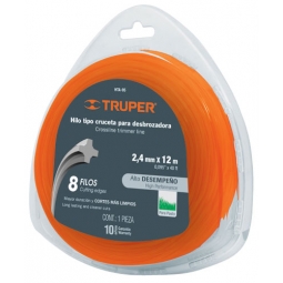 Grupo Ferretero CHC :: Hilo redondo para desbrozadora, 78 m largo, 2.4 mm, blister
