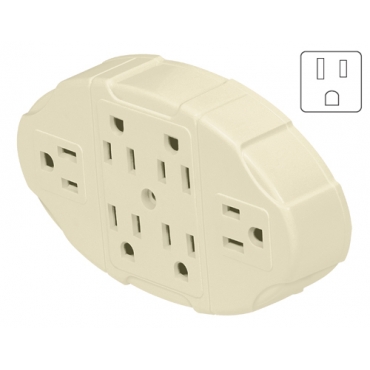 Grupo Ferretero CHC :: Multicontacto ovalado de 6 entradas