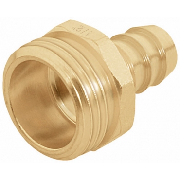 Grupo Ferretero CHC :: Conector macho de laton solido con espiga de 1/2"