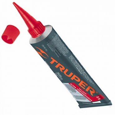 Grupo Ferretero CHC :: Sellador de silicon rojo para altas temperaturas de 85g