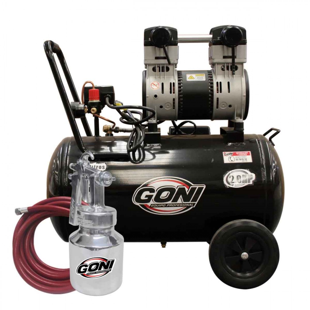 Grupo Ferretero CHC :: Kit de compresor + pistola + manguera GONI