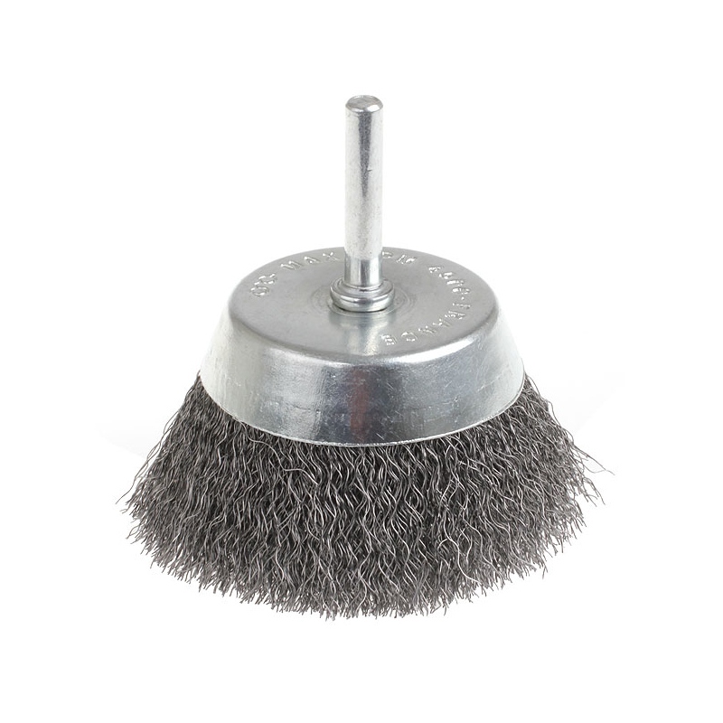 Grupo Ferretero CHC :: Carda copa alambre 2 1/2" Zanco 1/4" P/Taladro