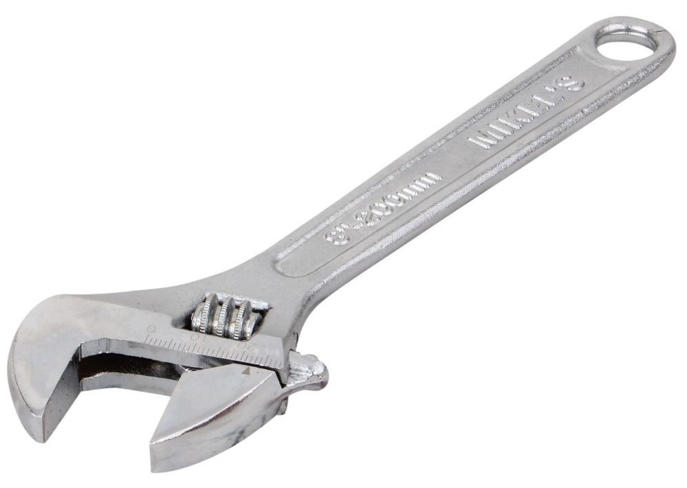 Grupo Ferretero CHC :: Llave ajustable perico 8” cromo vanadio