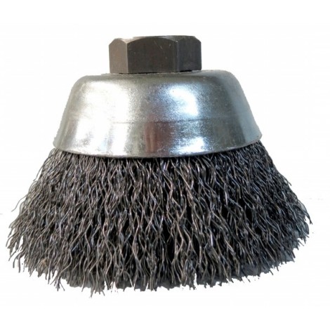 Grupo Ferretero CHC :: Carda estandar de copa ondulada de 80 mm