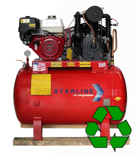 Grupo Ferretero CHC :: Compresor a gasolina con tanque 13 HP, 300 litros