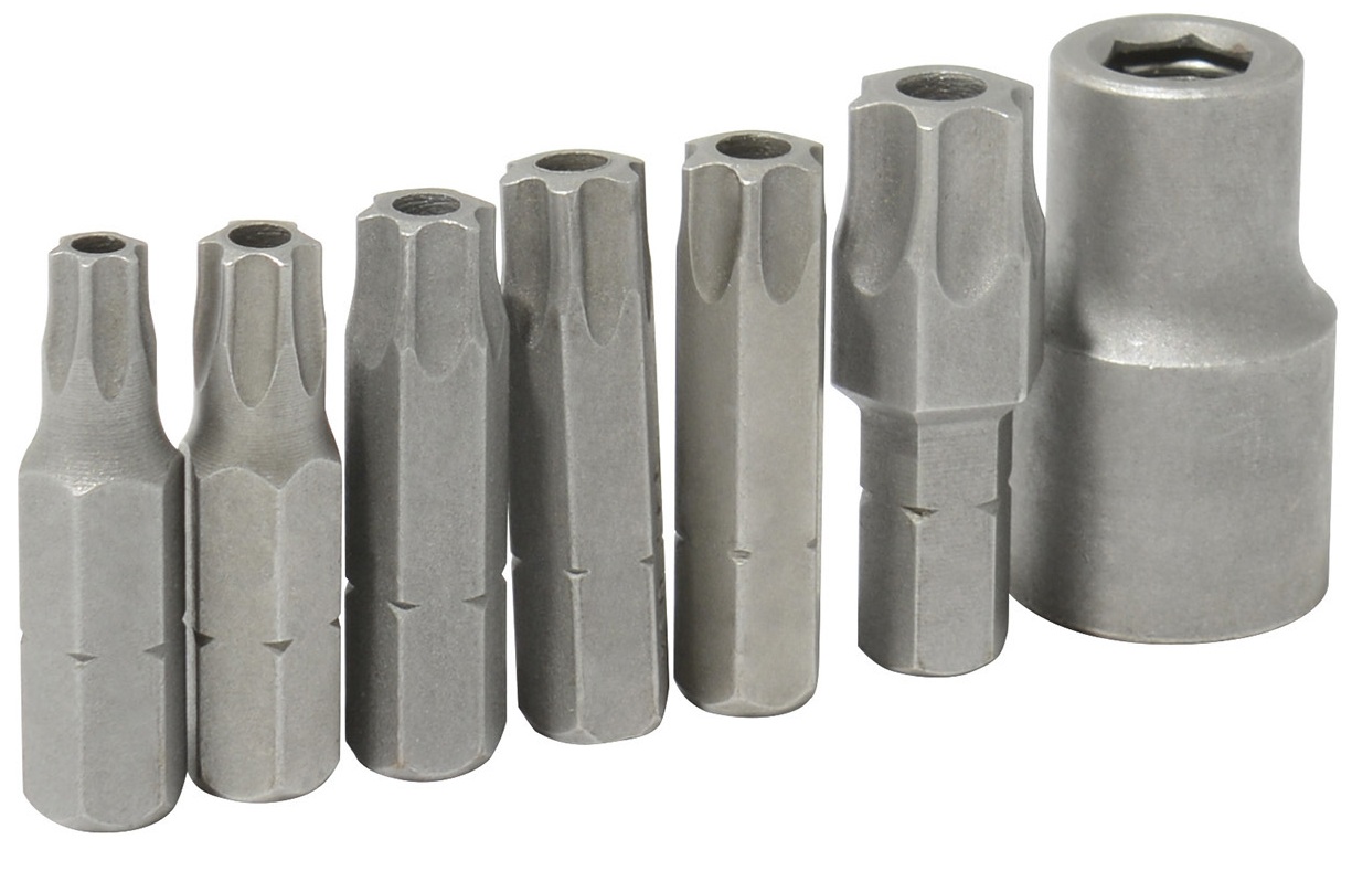 Grupo Ferretero CHC :: Juego de puntas torx 7 piezas